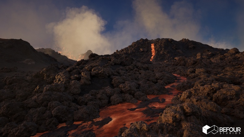 Desire FX 3d models | Volcano Land Environment – Unreal Engine