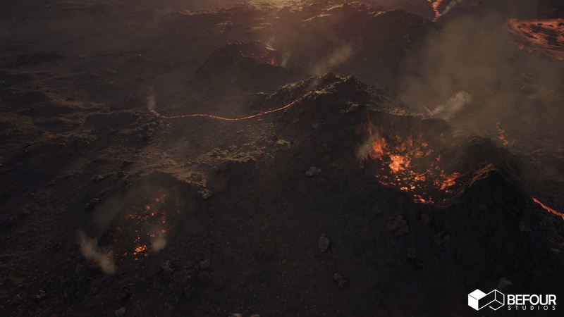 Desire FX 3d models | Volcano Land Environment – Unreal Engine