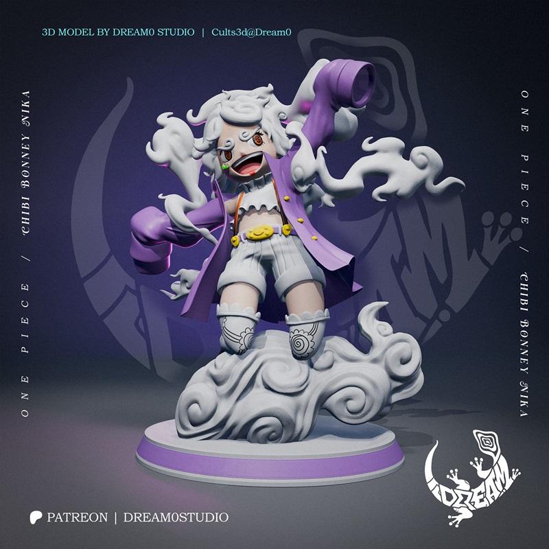 Desire FX 3d models | Bonney Nika Chibi – One Piece – 3D Print Model STL