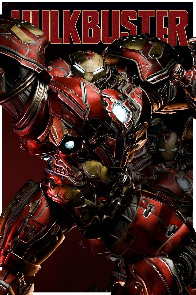 Desire FX 3d models | ZEZ Studio – Hulkbuster Statue and Bust – 3D ...