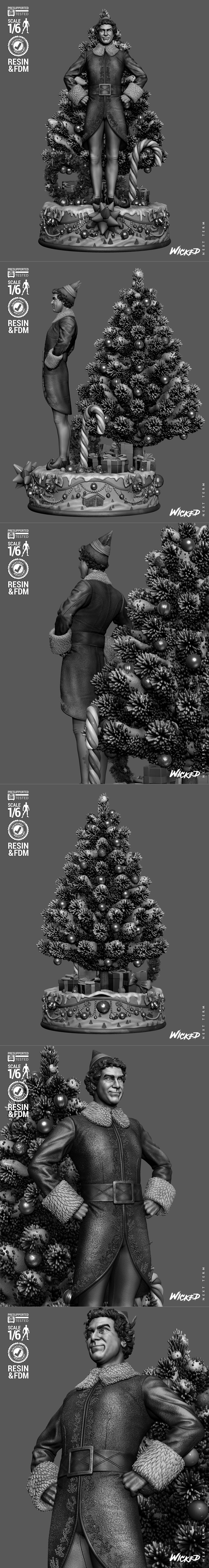 Desire FX 3d models | Wicked – Elf Sculpture – 3D Print Model STL