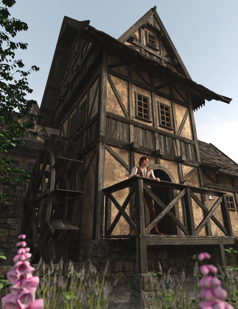 Desire FX 3d models | Medieval Millhouses 1