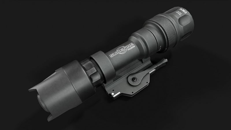 Desire FX 3d models | Surefire M952V LED IR Scout Rifle Weapon Mounted ...