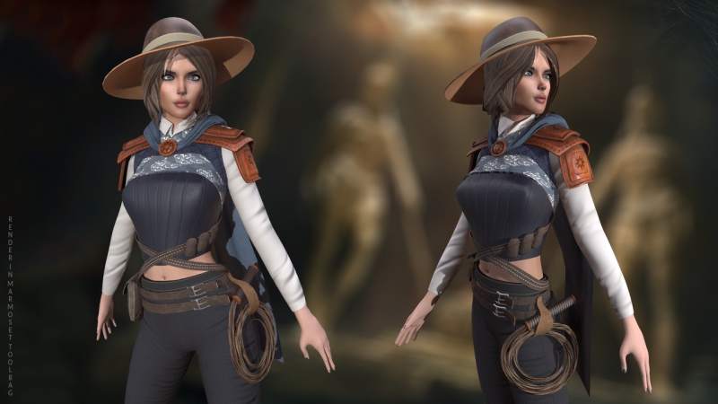 Desire FX 3d models | Adventure girl – Unreal Engine