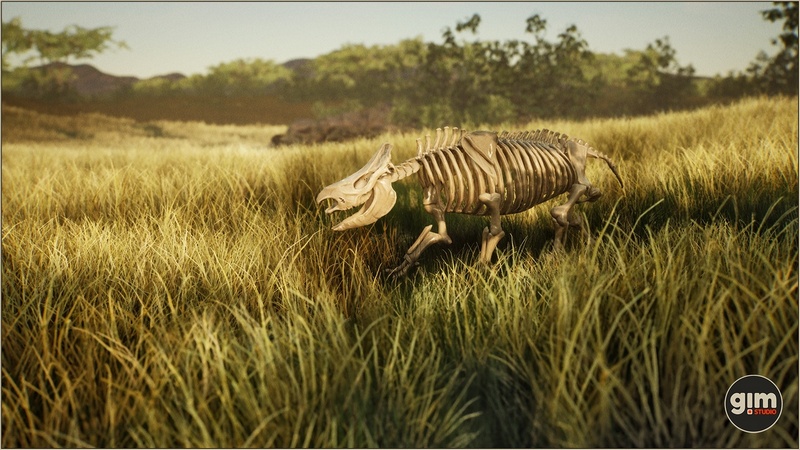 Desire FX 3d models | Animalia – White Rhinoceros (Pack) – Unreal Engine