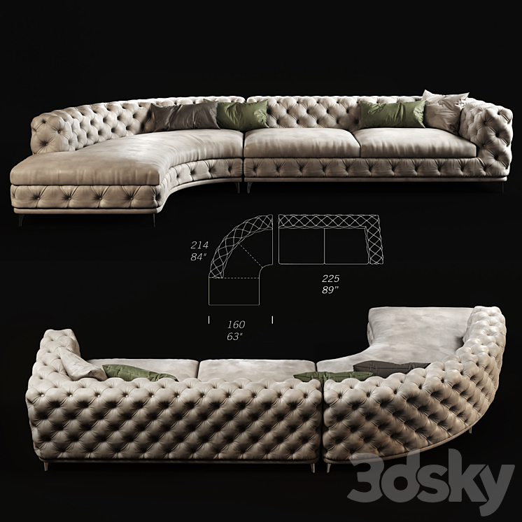 Desire FX 3d models | Aston sofa – 3D Model