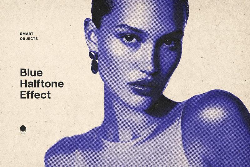 Desire FX 3d models | Blue Halftone Photo Effect BSMZD6T