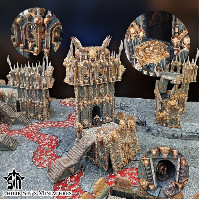 Desire FX 3d models | Doom Fortress of Infernakth Mega Set – 3D Print Model