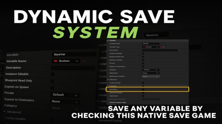 Desire FX 3d models | Global Save System – Unreal Engine