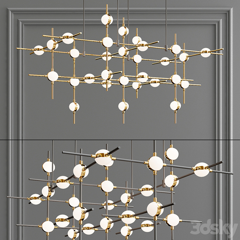 Desire FX 3d models | Illuminati Molecular 30 black gold – 3D Model