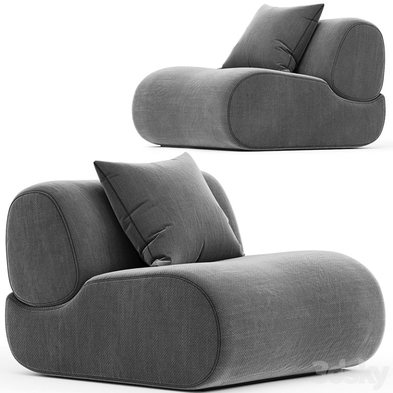 Desire FX 3d models | Lemmy Armchair LM93 930L x 1020D x 670H – 3D Model