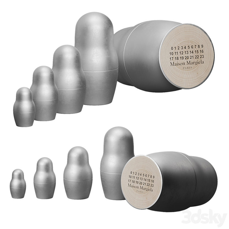 Desire FX 3d models | Matryoshka dolls Maison Margiela – 3D Model