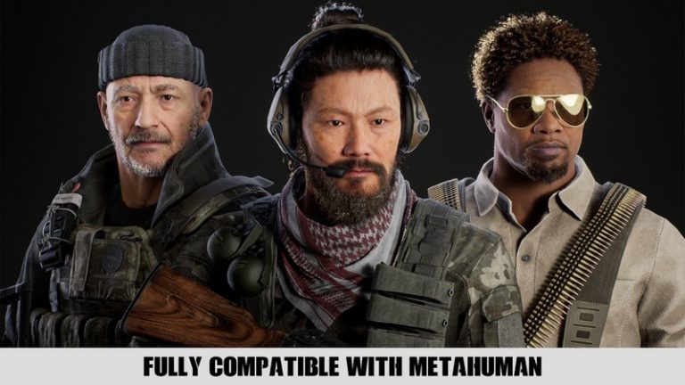 Desire FX 3d models | Middle East Military Characters – Unreal Engine