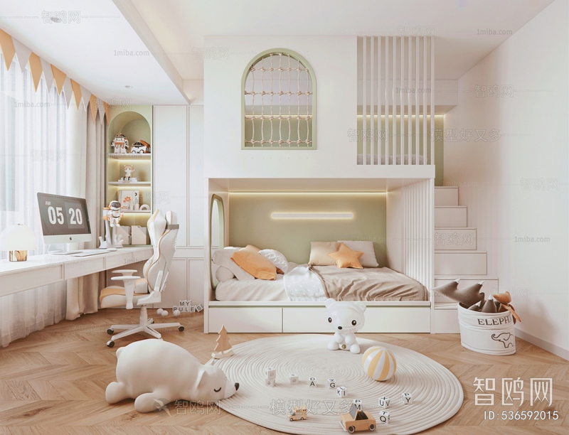Desire FX 3d models | Modern Children’s Room – 3D Model
