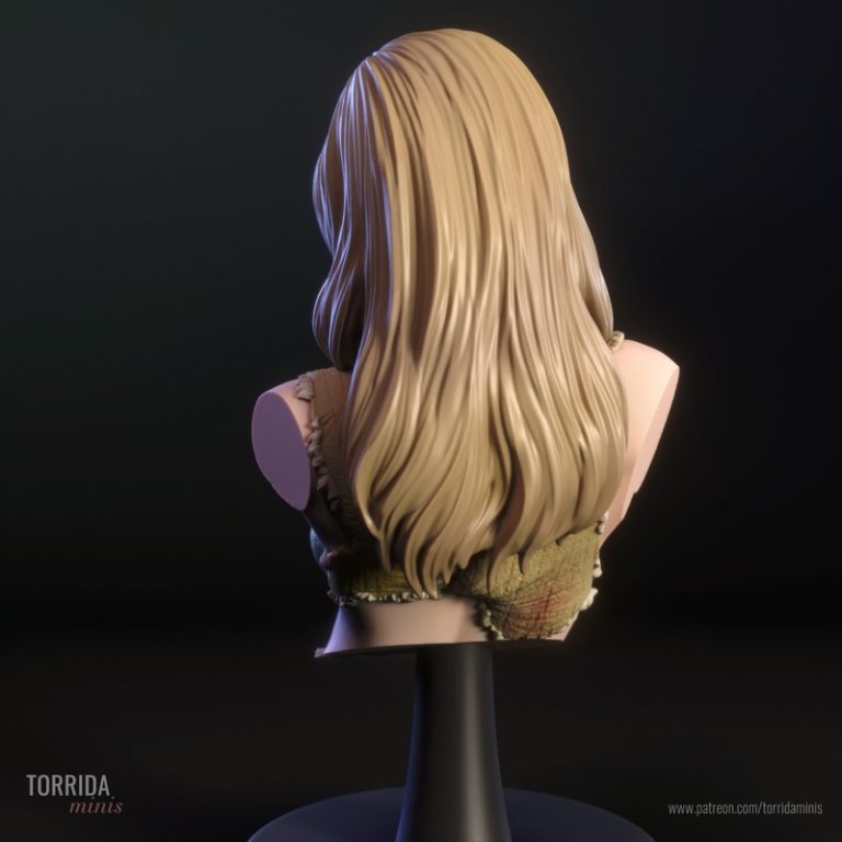 Desire FX 3d models | Torrida Minis – Loana Bust – 3D Print Model