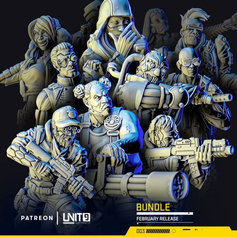 Desire FX 3d models | Unit9 – Strike Team Omega – 3D Print Model