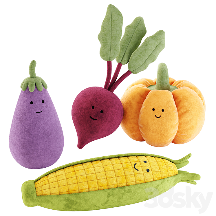 Desire FX 3d models | Vegetable Soft toys – 3D Model