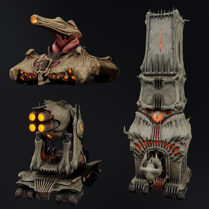 Desire FX 3d models | Doom The Dark Ages – Vehicles