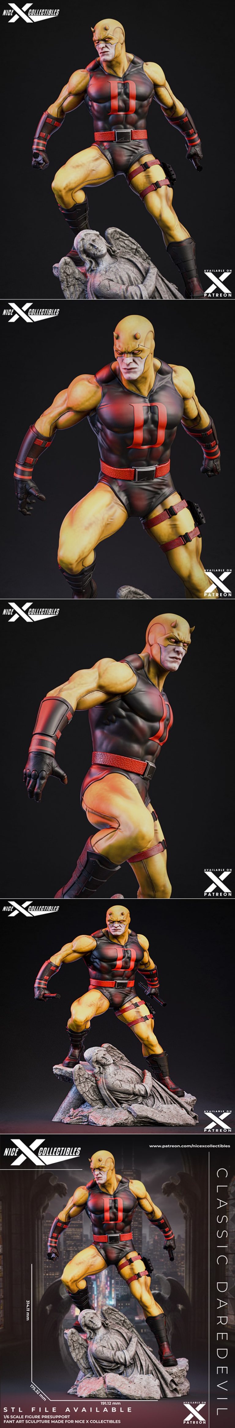 Desire FX 3d models | Nice X Collectibles – Daredevil – 3D Print Model STL