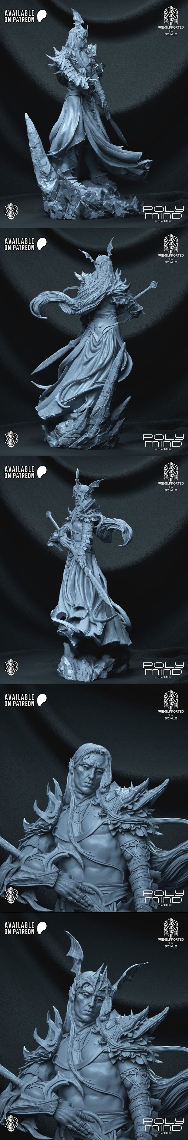Desire FX 3d models | PolyMind Studio – Elric – 3D Print Model STL