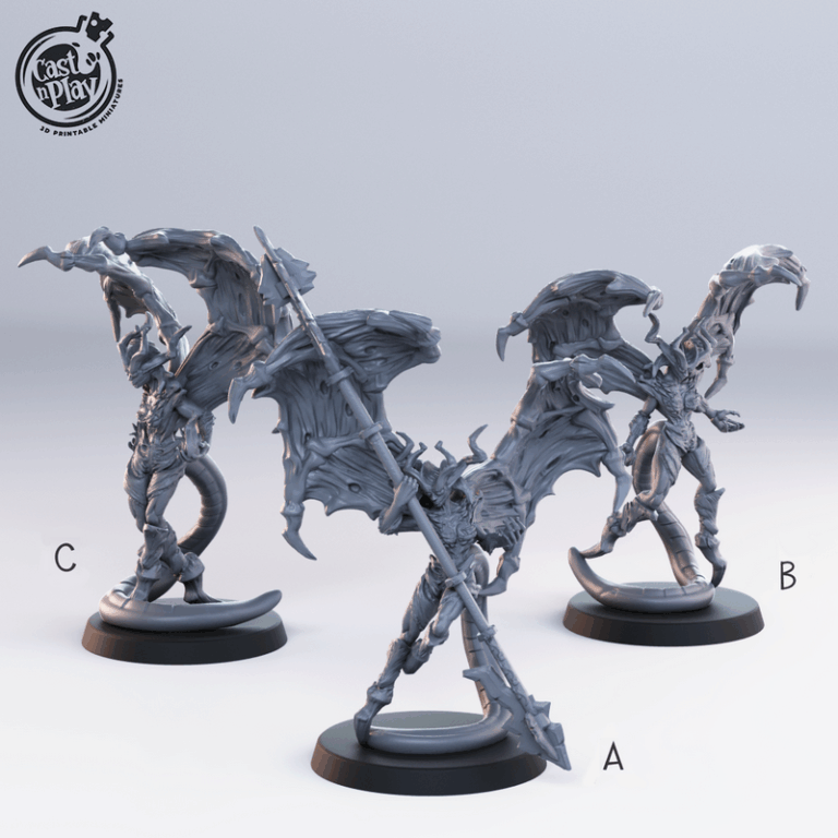 Desire FX 3d models | Cast n Play – Angels vs Demons – 3D Print Model