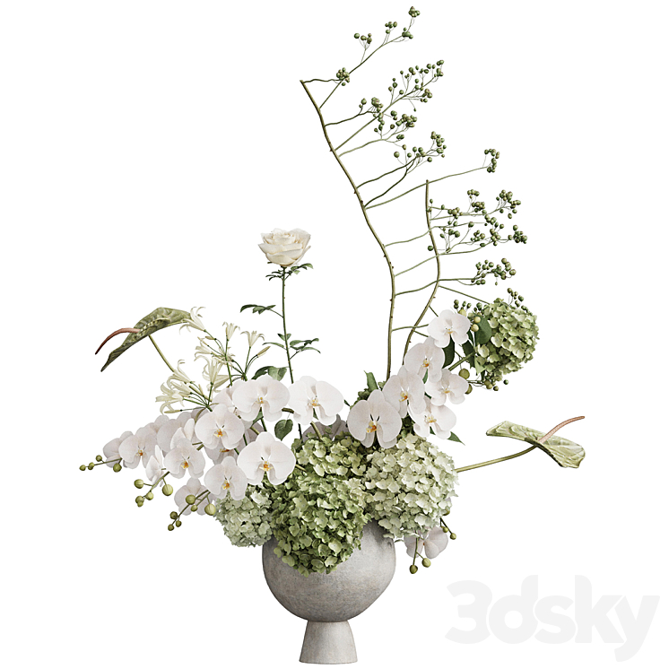 Desire FX 3d models | Flower In Vase 91 – 3D Model
