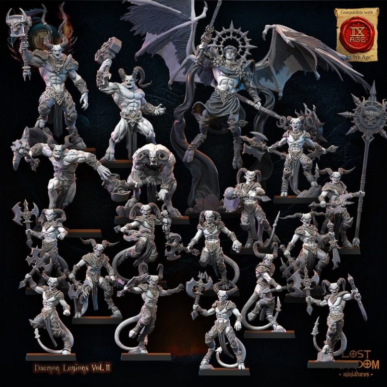 Desire FX 3d models | Lost Kingdom Miniatures – Demon Legions Vol. II ...
