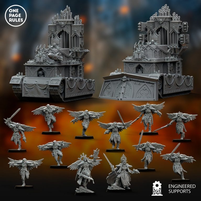 Desire FX 3d models | One Page Rules – Blessed Sisters Bundles Set – 3D ...