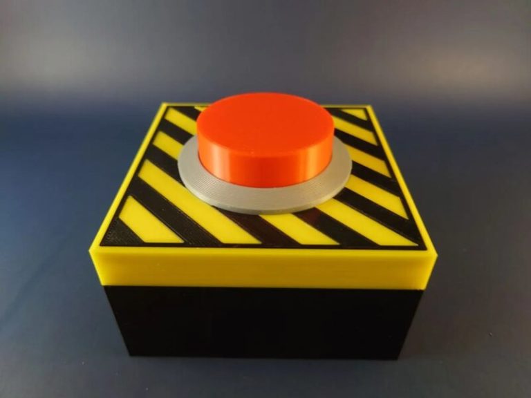 Desire FX 3d models | Red danger button box – 3D Print Model