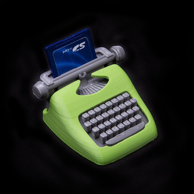 Desire FX 3d models | SD card holder typewriter