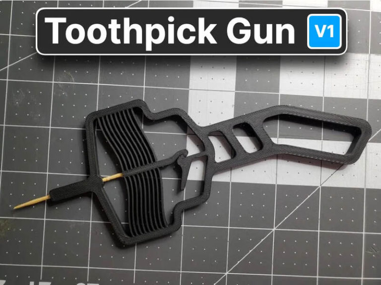 Desire FX 3d models | Toothpick gun compliant mechanism – 3D Print Model