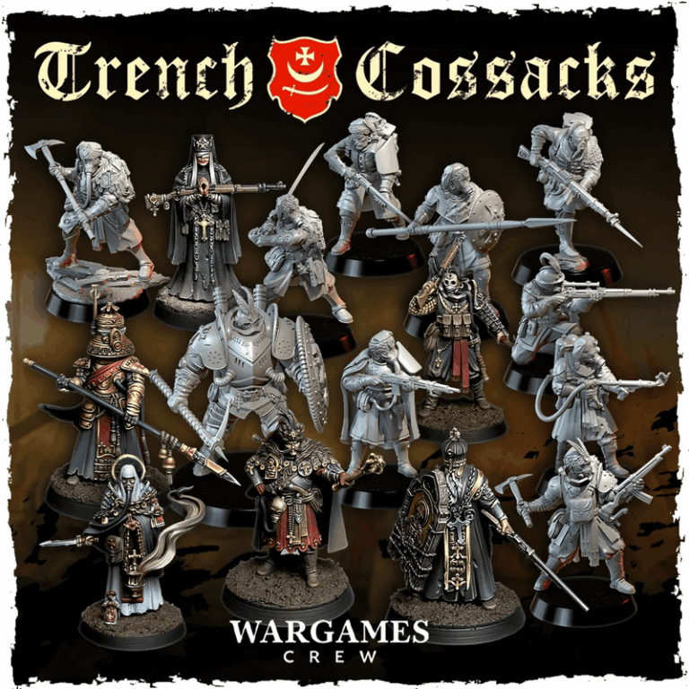 Desire FX 3d models | Wargames Crew – Trench Cossacks – 3D Print Model