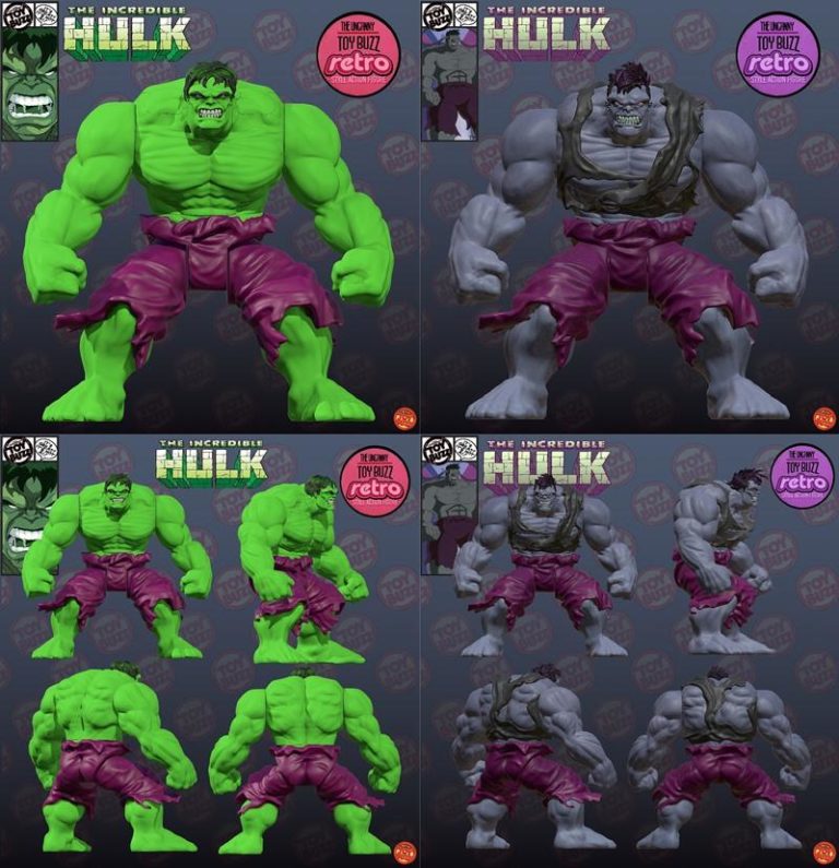 Desire FX 3d models | Hulk Animated Series 1996 Savage and Grey – 3D ...