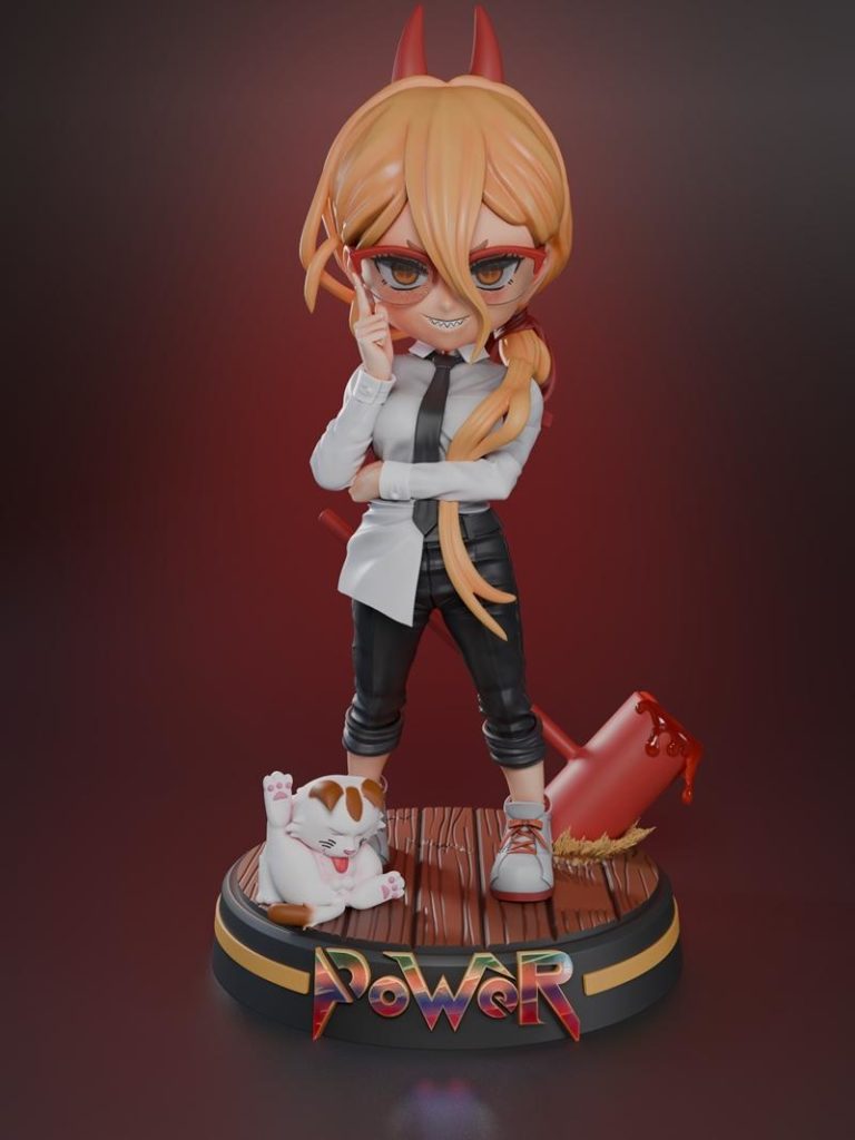 Desire FX 3d models | Chibi Station – Power Chainsaw – 3D Print Model STL