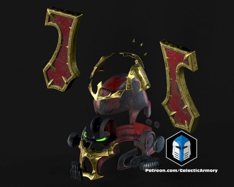 Desire FX 3d models | Galactic Armory – Space Marine 2 – Chaos Helmet ...