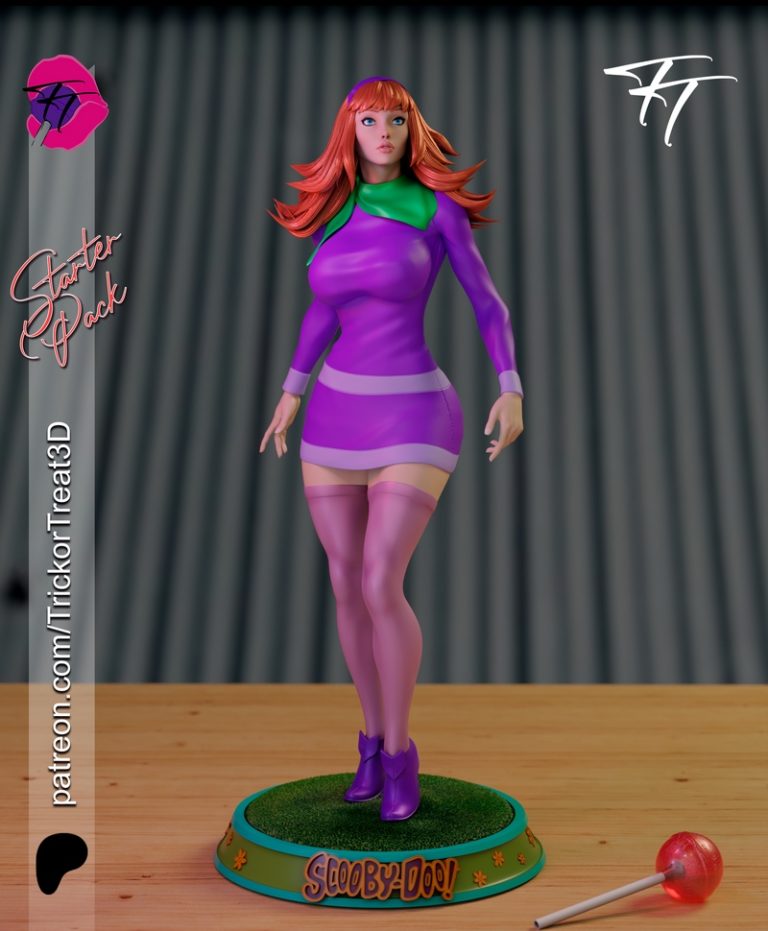 Desire FX 3d models | Trick Or Treat – Daphne Scooby Doo – 3D Print Model