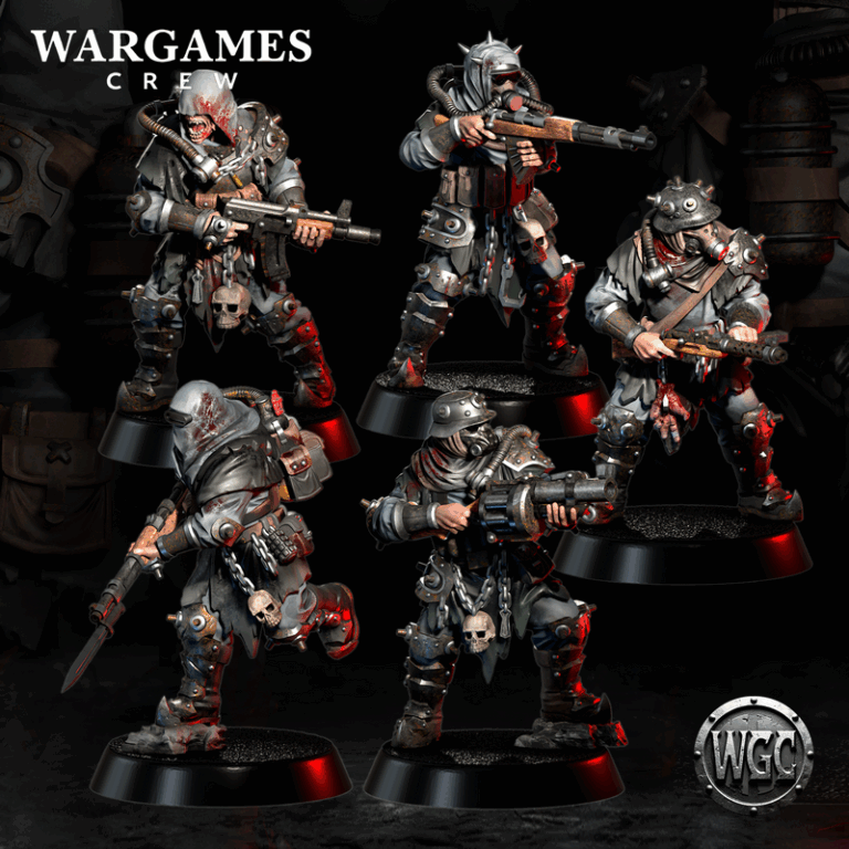 Desire FX 3d models | Wargames Crew – Hellwave Raiders – 3D Print Model