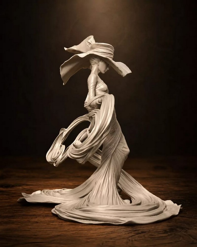 Desire FX 3d models | Eleonore- elegante Dame en Robe de Soiree Modele ...