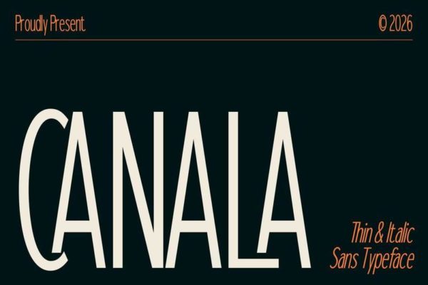 Desire FX 3d models | Canala Sans – Modern Luxury Sans Typeface DEKSV47