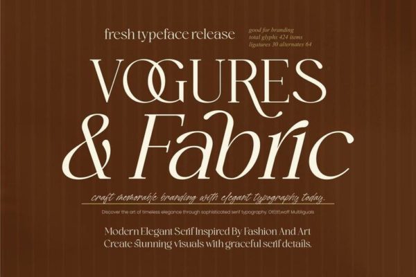 Desire FX 3d models | Vogures Fabric – Modern Elegant Serif G6UXMU7