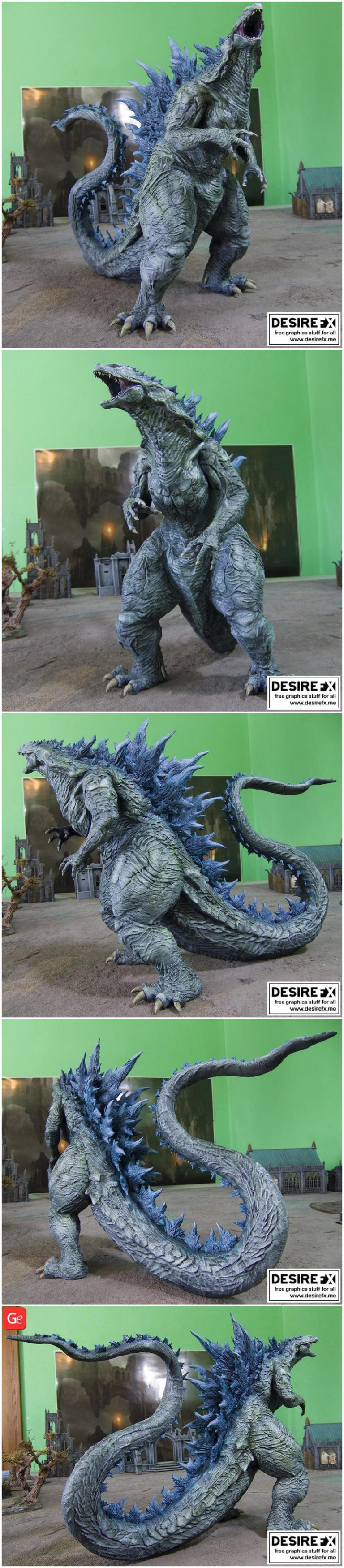 Desire FX 3d models | Godzilla – 3D STL Print Model