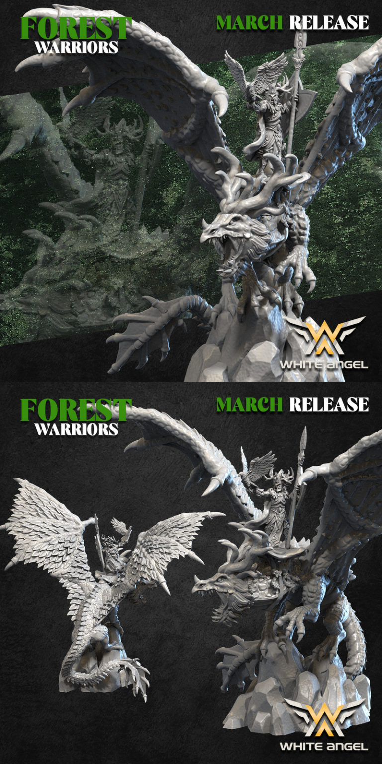 Desire FX 3d models | White Angel Miniatures – Forest Warriors – Lord ...