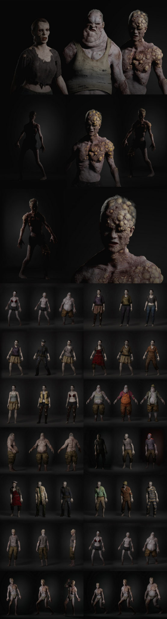 Desire FX 3d models | Zombie Mutant Bundle – Unreal Engine
