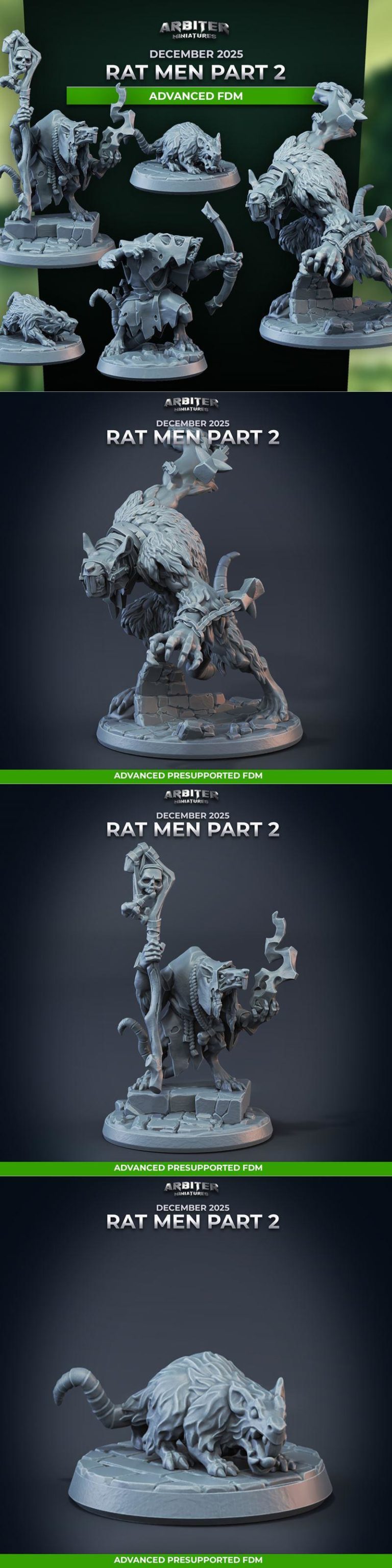 Desire FX 3d models | Arbiter Miniatures – Rat Men Part 2 December 2025 ...